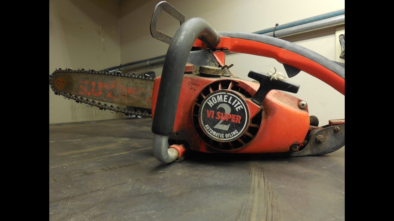 1970s Chainsaw Restoration | Part 1 | Homelite Super 2 - YouTube