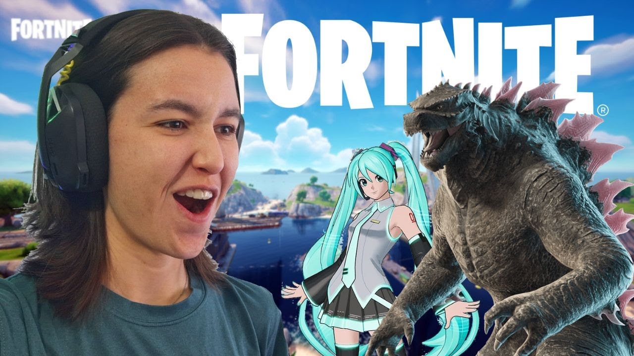 🚨HATSUNE MIKU Y GODZILLA ESTAN EN FORTNITE (Nueva actualización ...