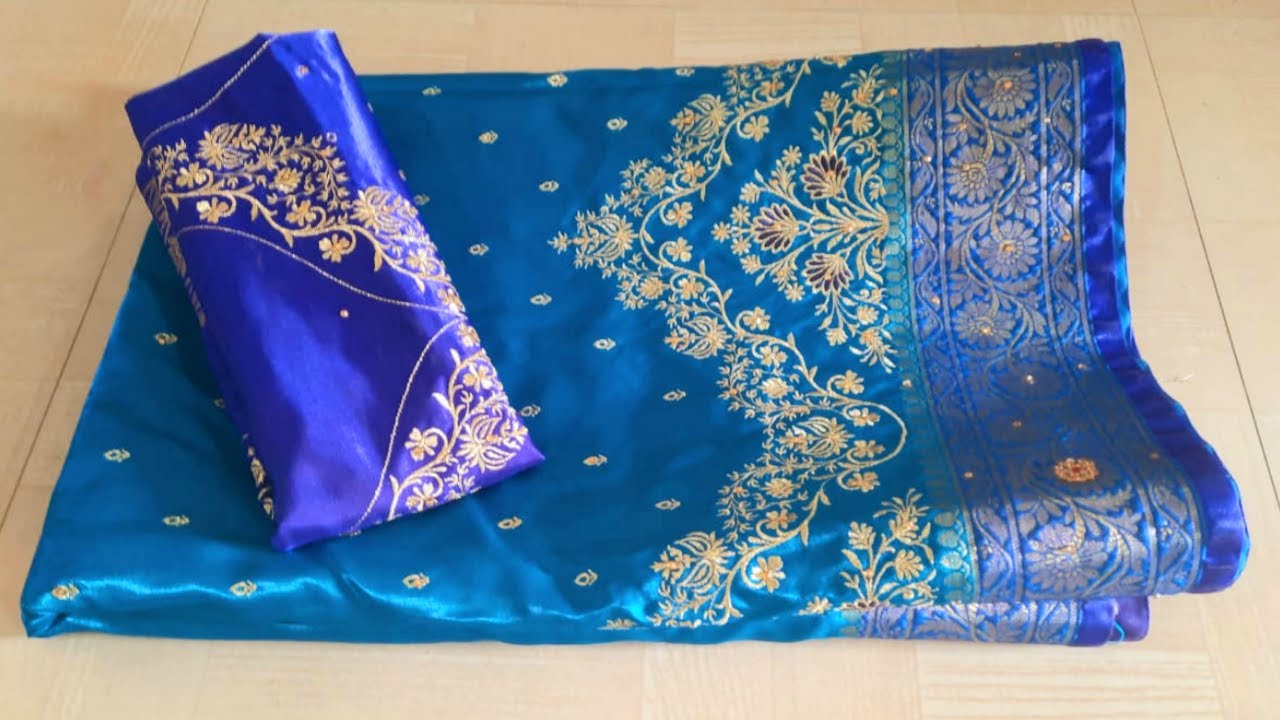 बनारसी साड़ी ब्लाउज डिजाइन/Banarasi sadi blouse design ||paithani saari ...