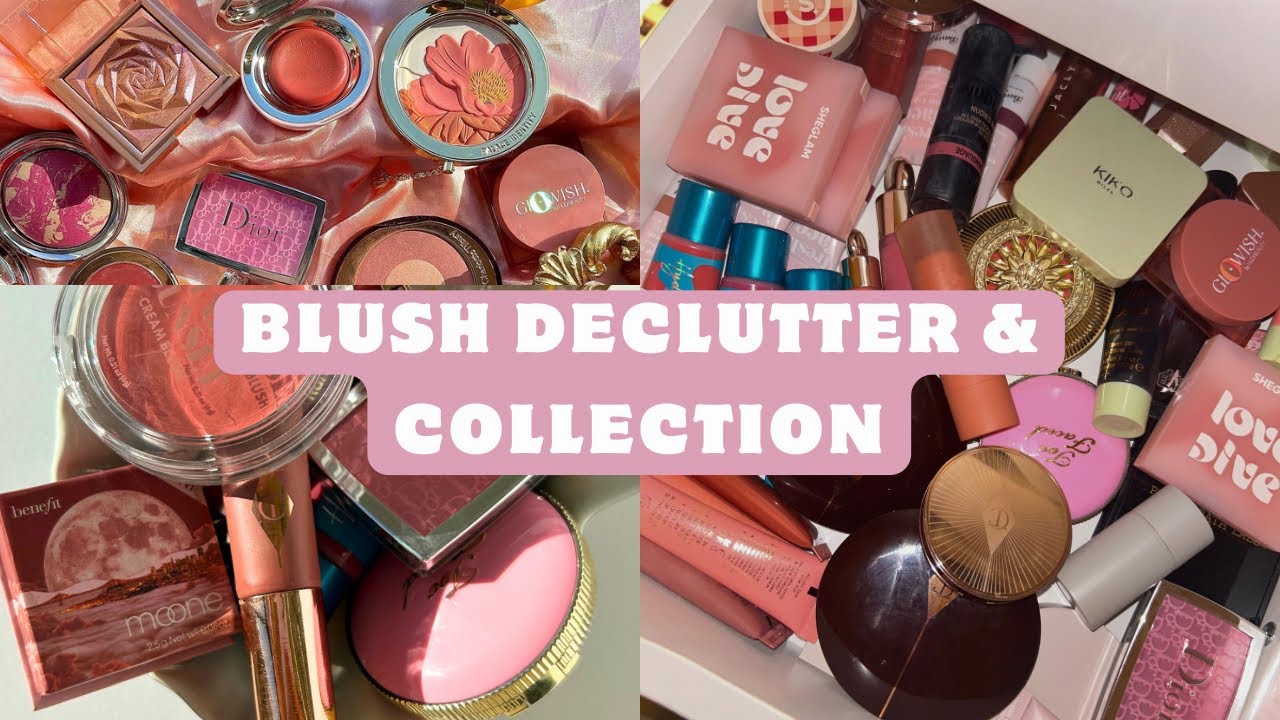 MAKEUP DECLUTTER SERIES💕| BLUSH DECLUTTERING #beautyblogger #ukbeautyblogger #makeup #beauty ...