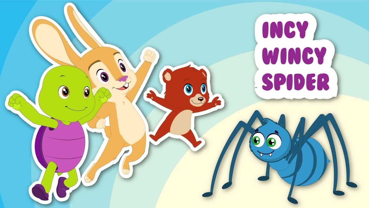 Incy Wincy Spider | Purple Turtle Nursery Rhymes & Kids Songs - YouTube