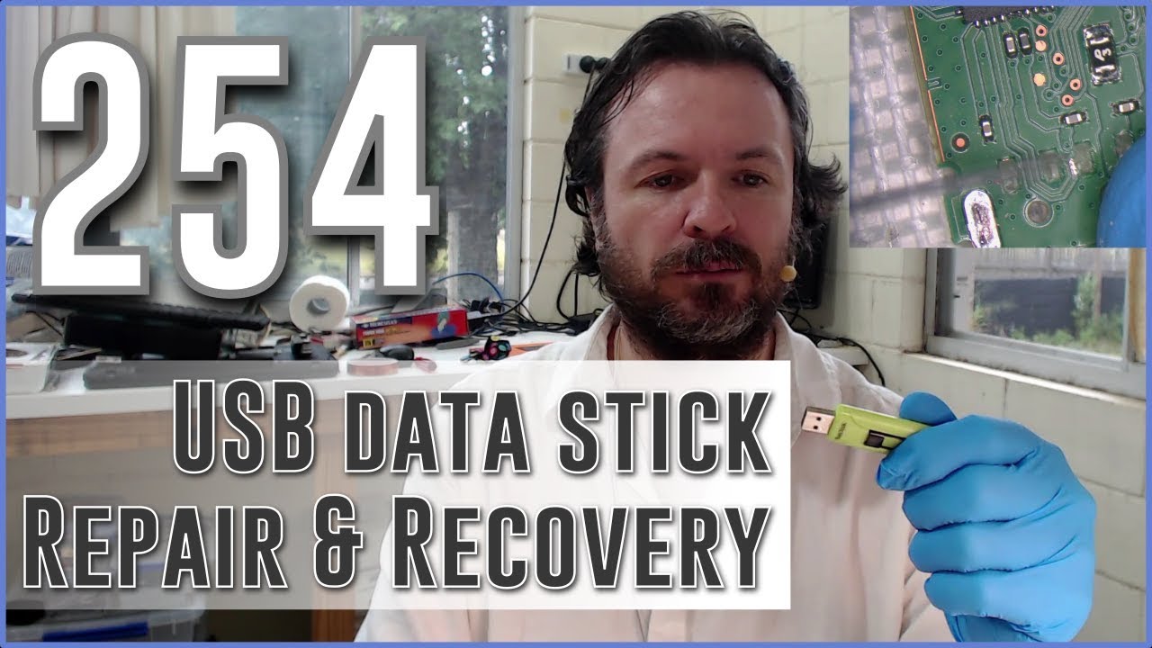 #254 Simplest Repair & Recovery - Broken USB data stick - YouTube