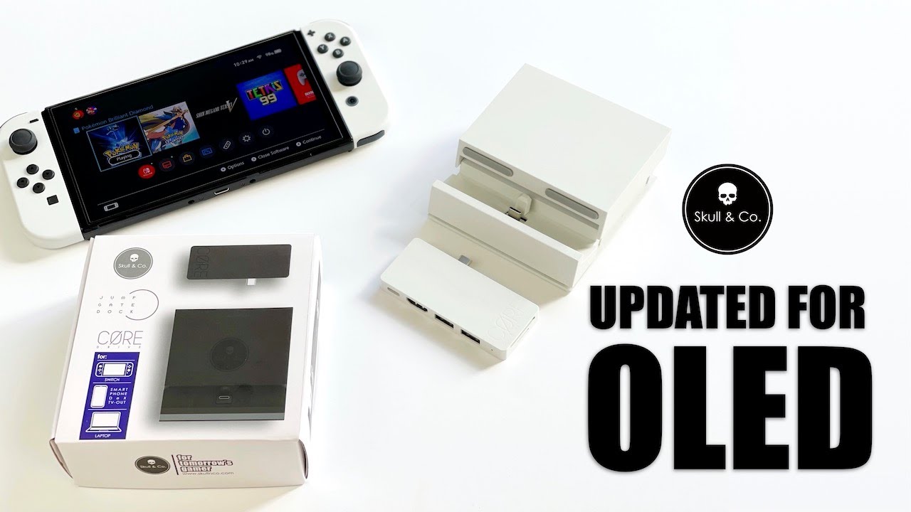 Skull & Co. Jumpgate Dock for Nintendo Switch OLED REVIEW - YouTube