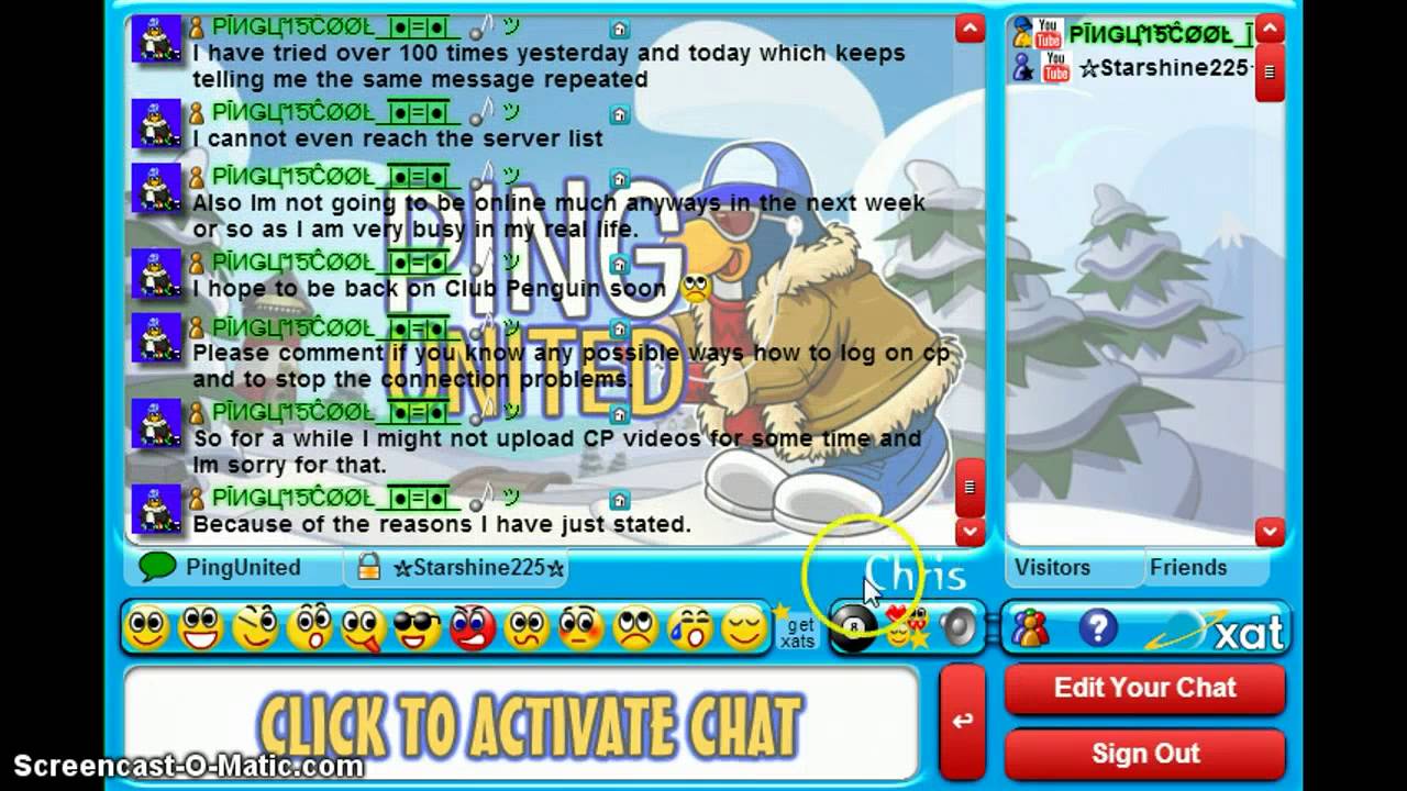 Club Penguin - Connection Problems / Offline - YouTube