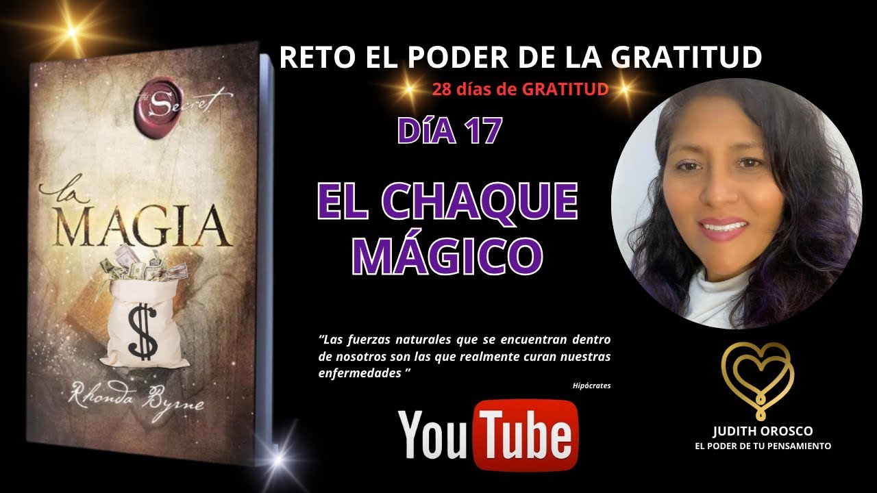 ⭐Día 17: El Cheque Mágico ⭐ 28 días de gratitud ⭐ LA MAGIA de Rhonda ...