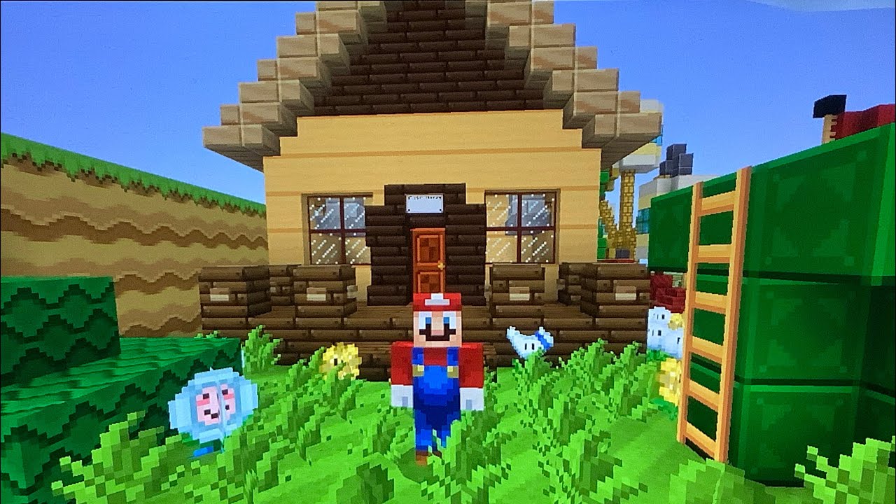 Minecraft Super Mario “Mario and Luigi’s NEW House” - YouTube