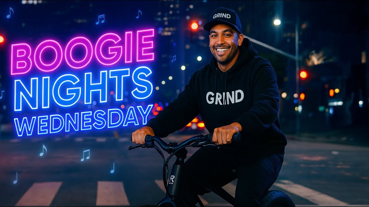 Boogie Night Wednesdays | Neon Streets, Electric Beats | GRIND - YouTube