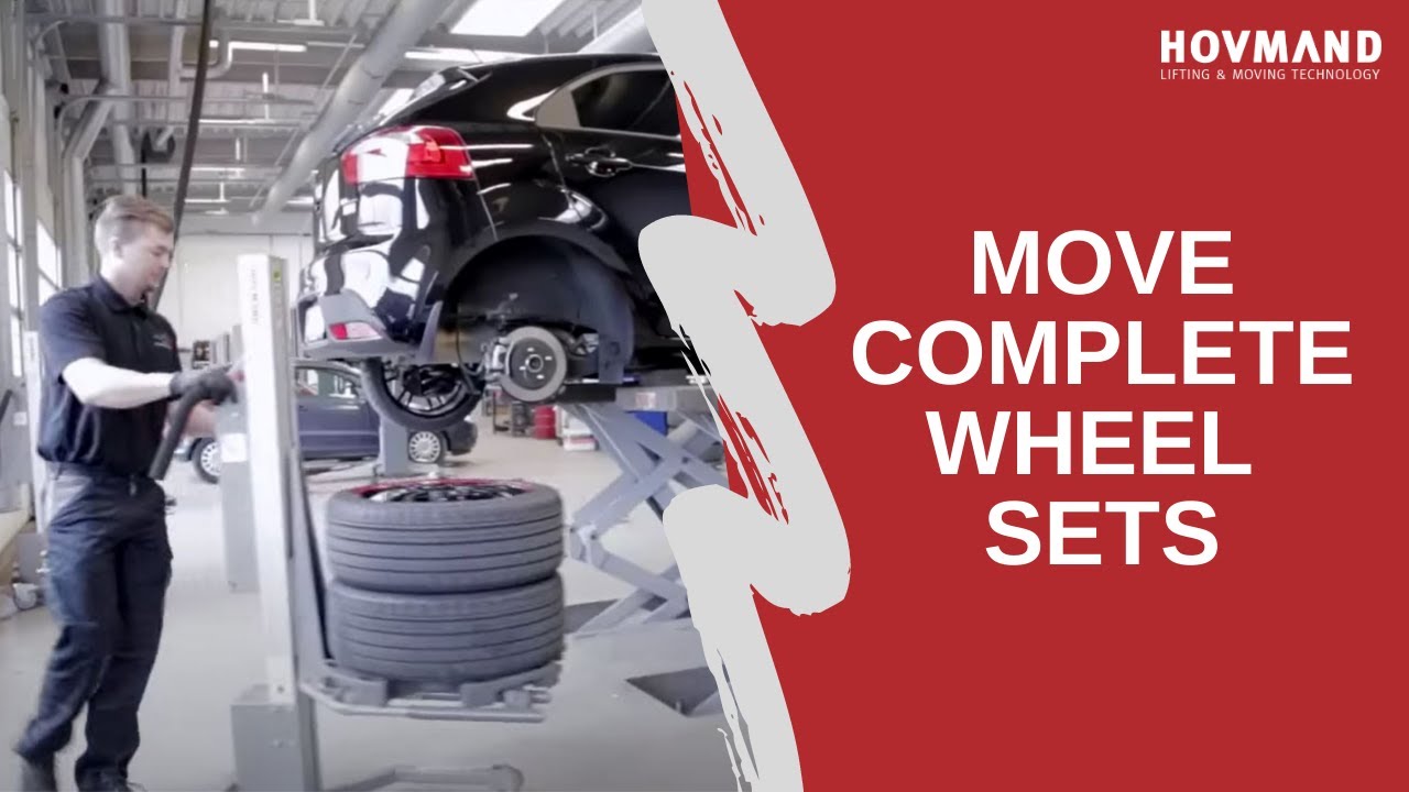 Wheel trolley lifter: Lifting&mounting of wheels with W-Mount │HOVMAND ...