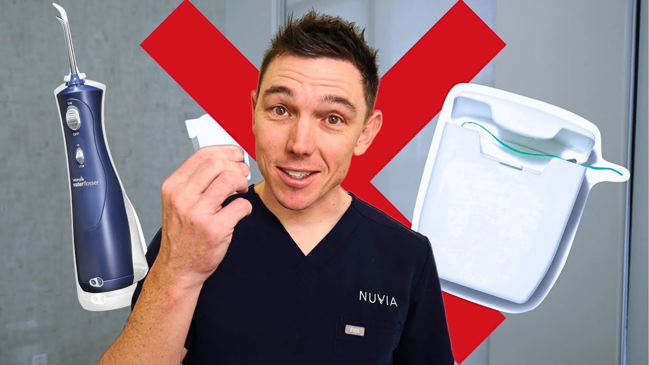 String Floss vs. Water Flosser (One is the CLEAR Winner) - YouTube