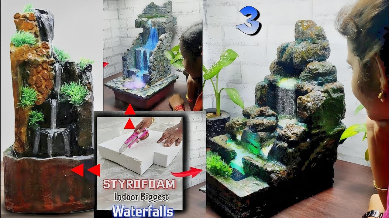 DIY Amazing Top 3 Indoor Tabletop Waterfall Fountains | Best Handmade ...