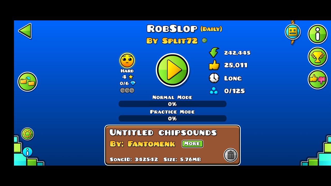Temporada 1 Geometry Dash Daily level 8/1/2025 | RobSlop - YouTube