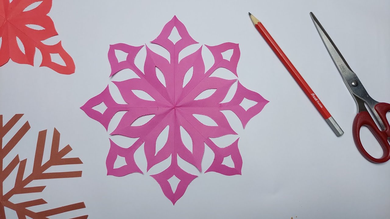 Easy and Beautiful Paper Cutting Flower ️ DIY Paper Cutting Crafts ...