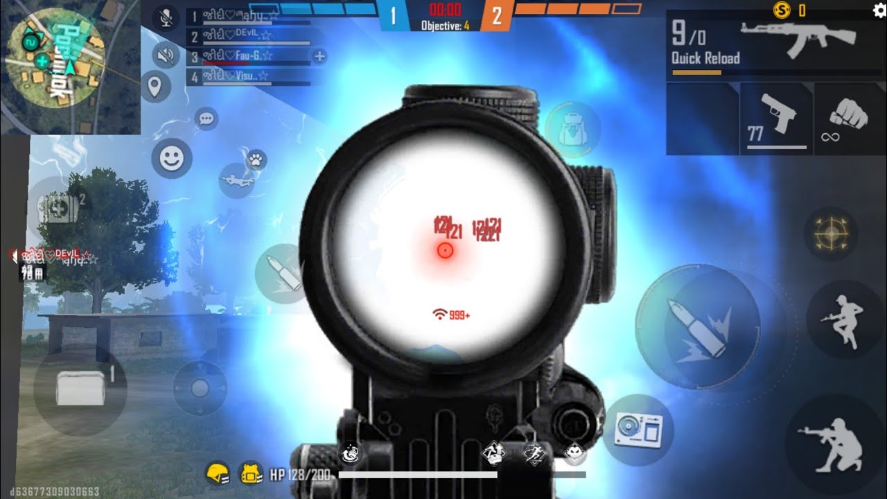 FREE FIRE HEADSHOT STATUS 4K/#visu gaming#freefire - YouTube