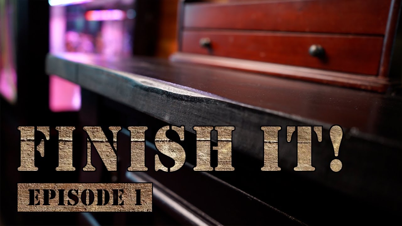 Finish It! Episode 1 - 80's Style Bedroom Dresser DIY Refinish - YouTube