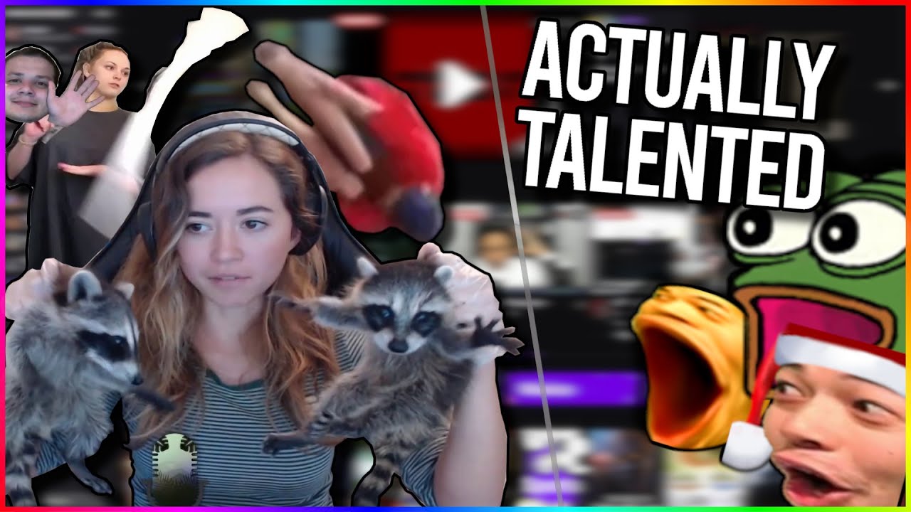 Twitch Streamers But With Actual Talent (Maya, xQcOW, Hachubby ...