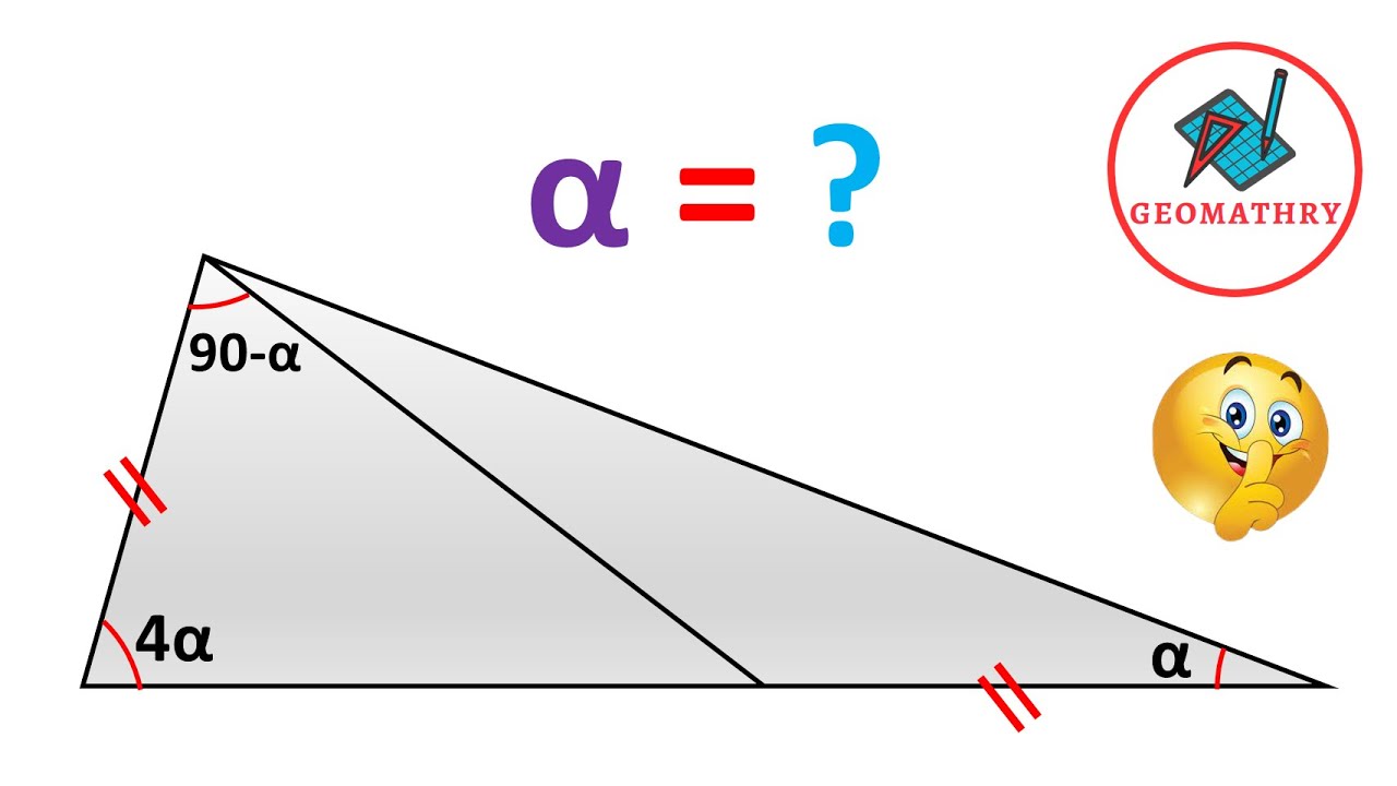 A Nice Challenging Geometry Puzzle | Finding the Missing Angle - YouTube