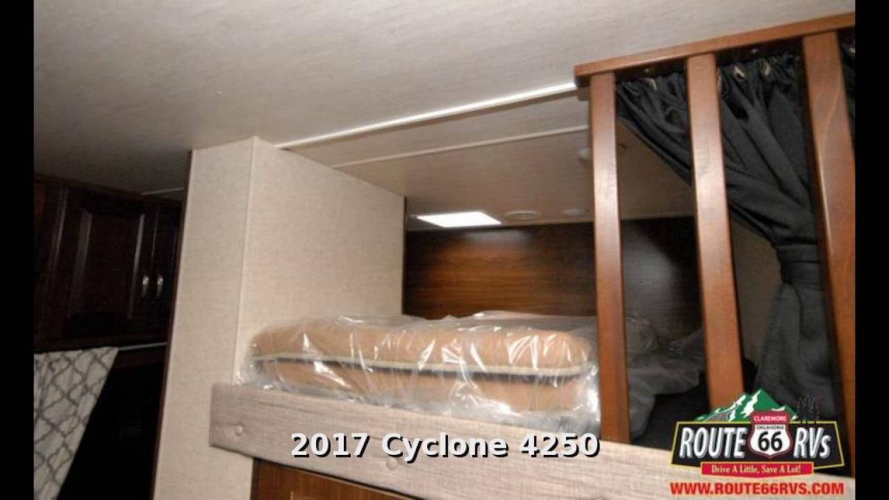 2017 Heartland Cyclone 4250, Fifth Wheel Toy Hauler, in Claremore, OK ...