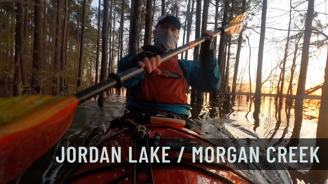 Kayaking on Jordan Lake and Morgan Creek - YouTube