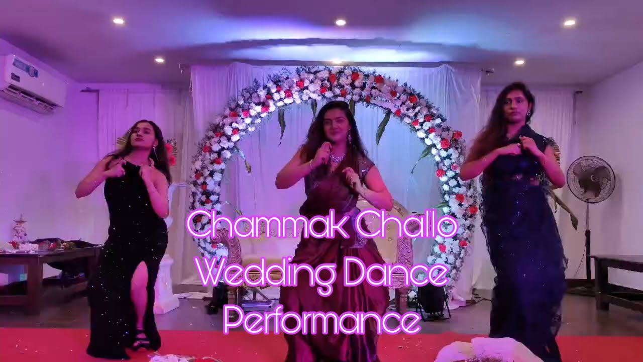 Chammak challo wedding dance performance by @aishbizzle | Chammak ...