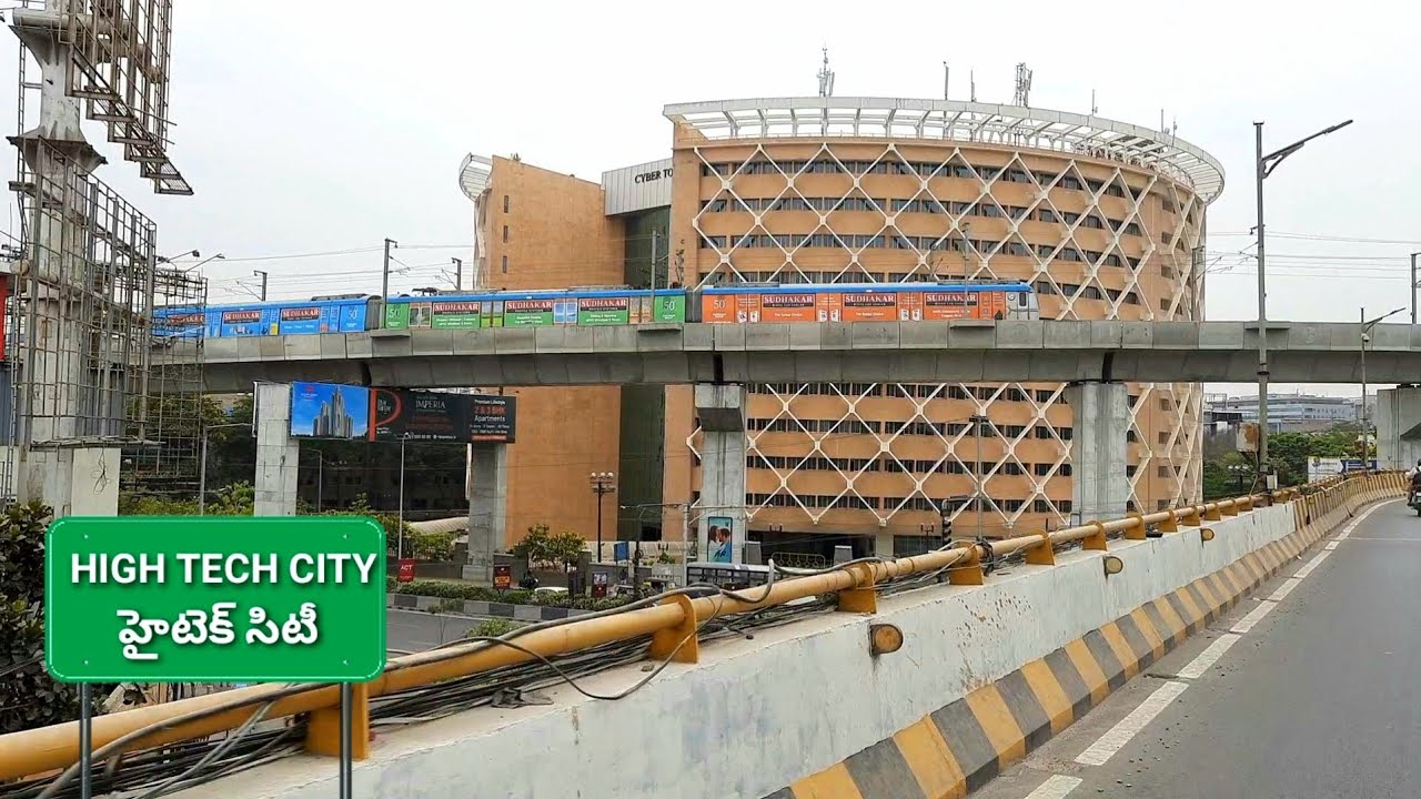 Hi-Tech City || Kphb to Hi-Tech City journey || Hi-Tech City view # ...