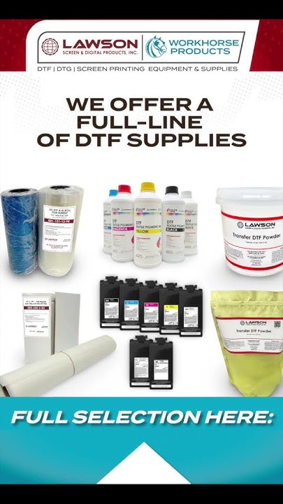 Did you know 💥 We offer a Full-Line of DTF Supplies? #shorts - YouTube