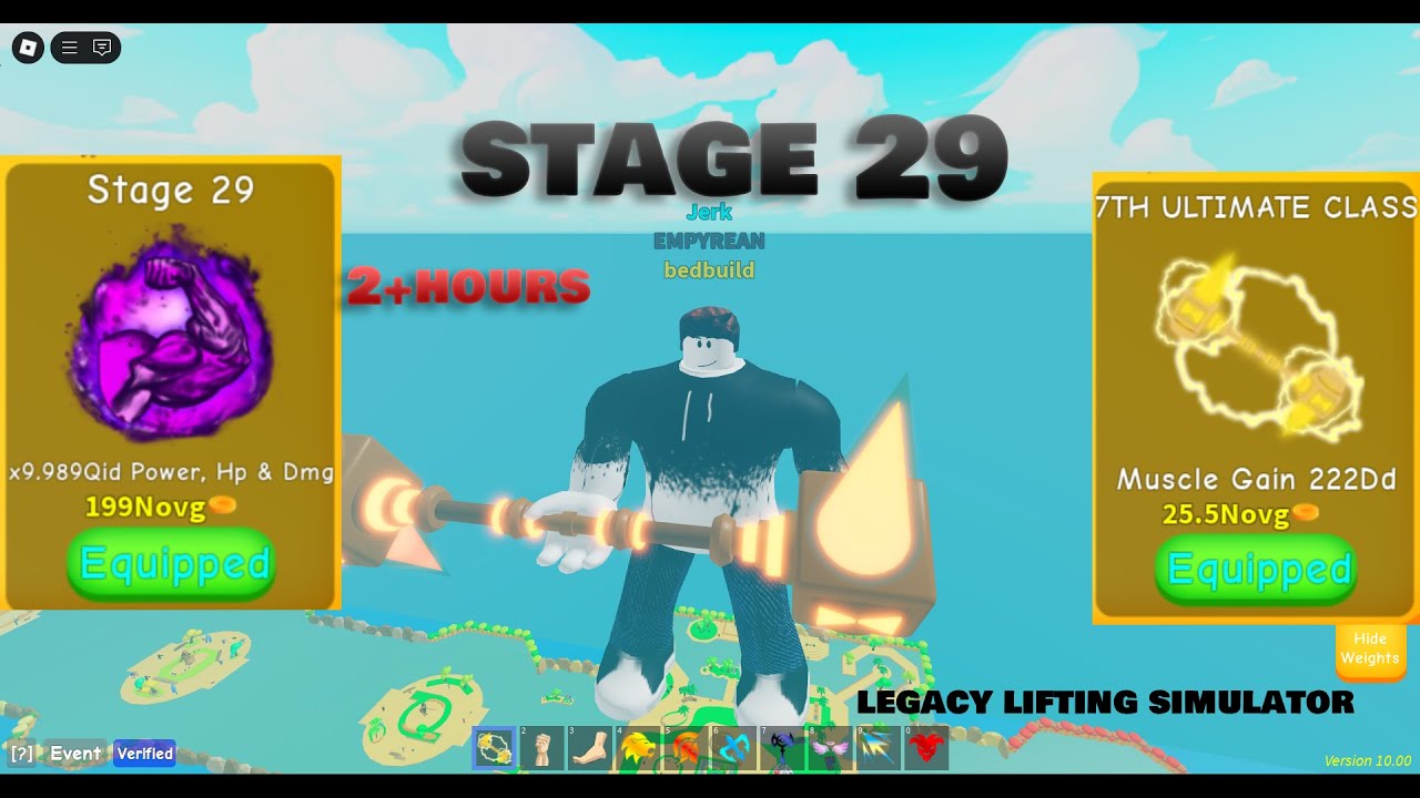 I Got Stage 29 in Legacy Lifting Simulator! - YouTube