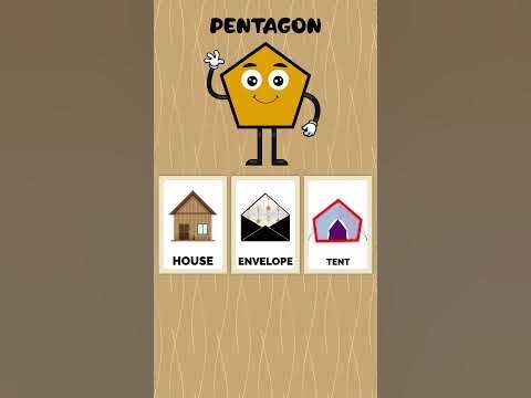 Learn Shapes | Pentagon | Shapes for Kids | Nursery rhymes For kids ...