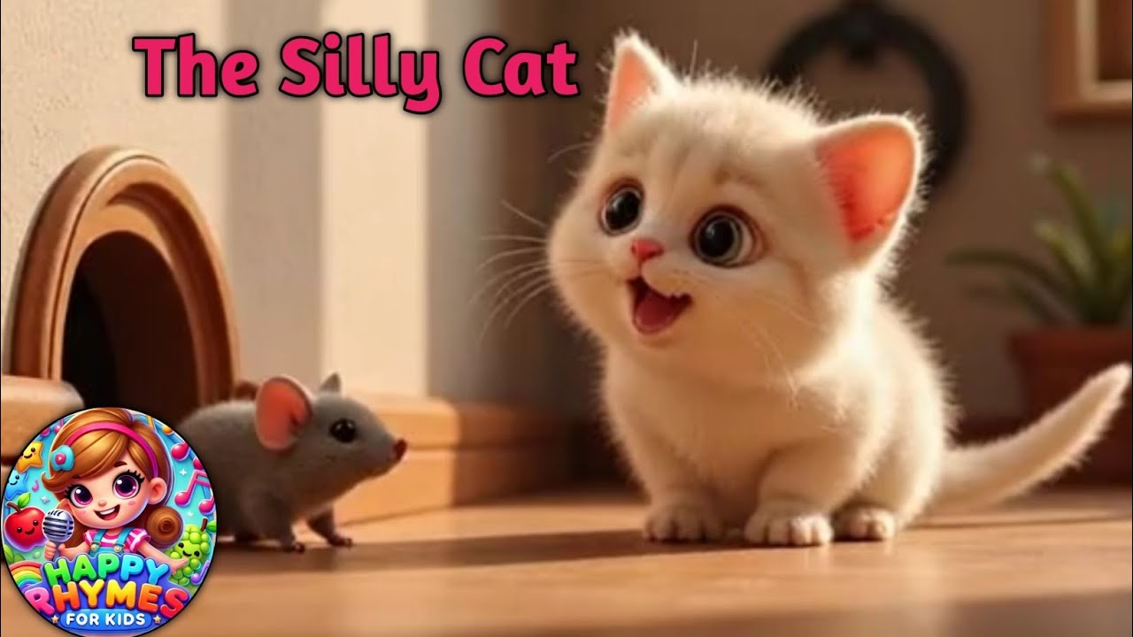 The Silly Cat and Her Wobbly Hat | The Mischievous Hat and the Happy ...