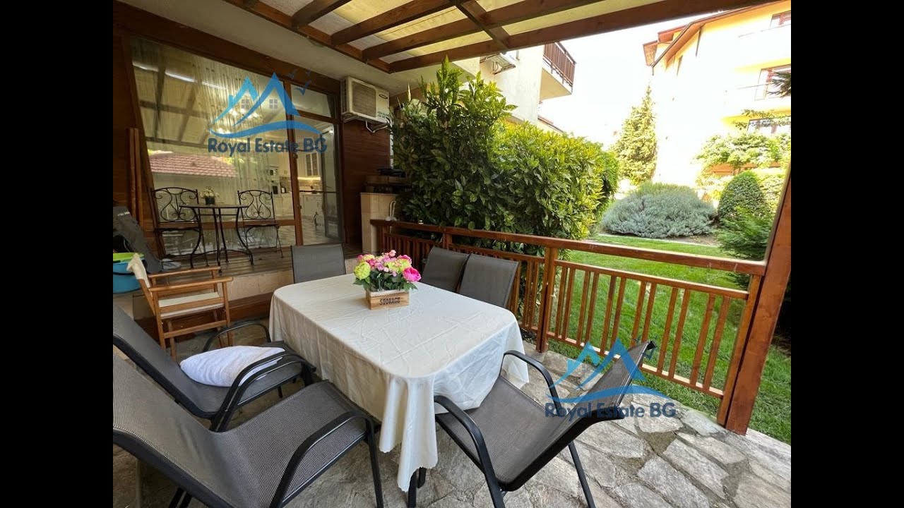 One-bedroom apartment with veranda on the first line in a prestigious ...