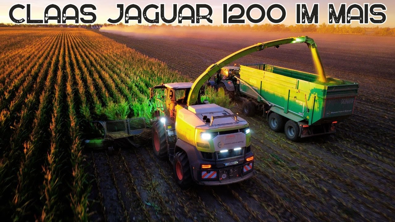 Der neue Claas Jaguar 1200 Feldhäcksler im Mais 2025 - YouTube