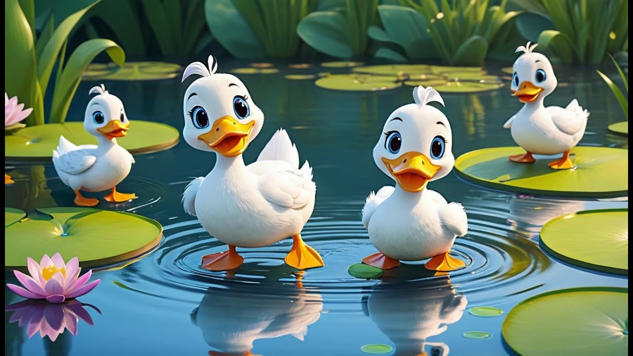Best of 5 Little Ducks, Frogs & Monkeys – Flying School Bus Adventure ...