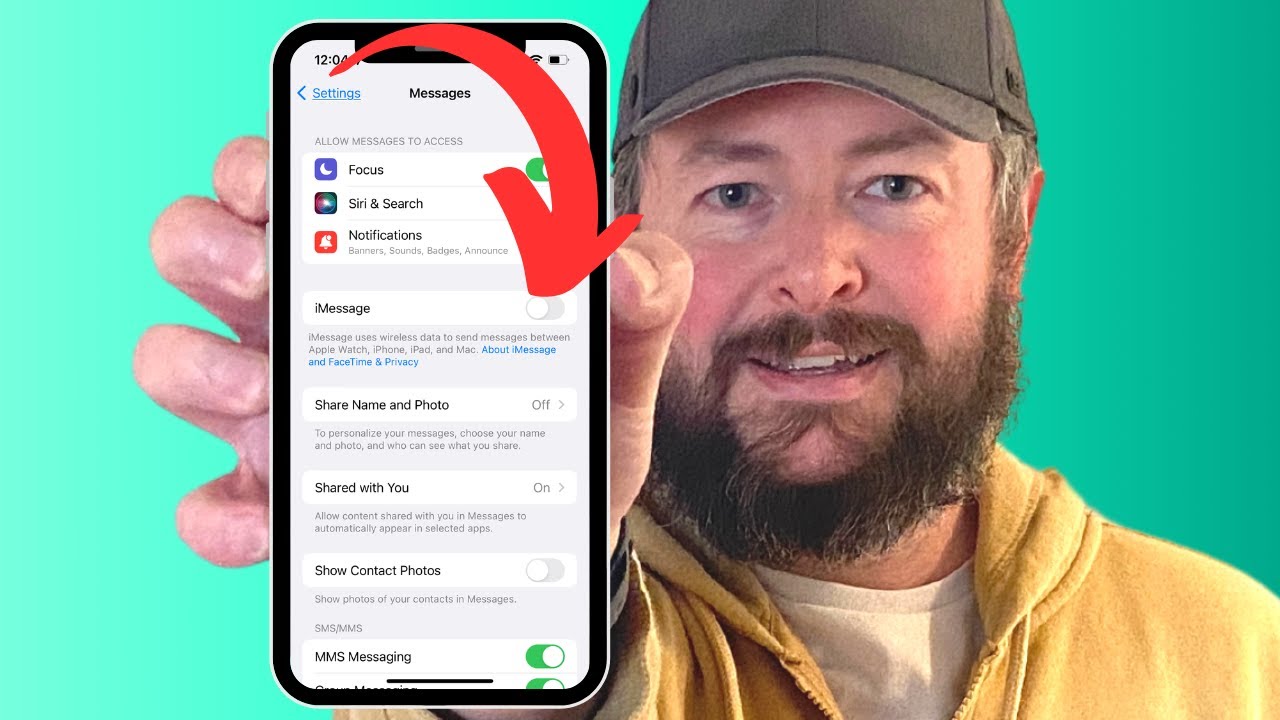iMessage Sent as Text Message on iPhone 13 - YouTube