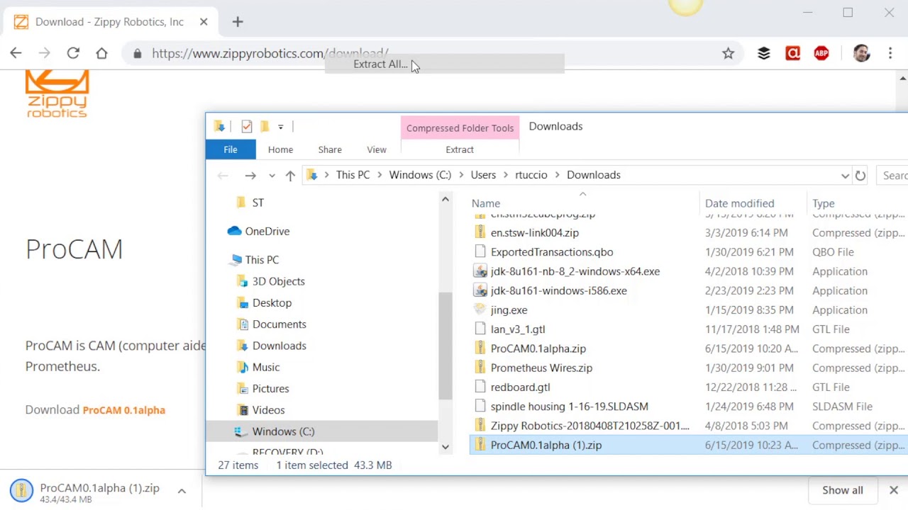 Installing ProCAM - YouTube