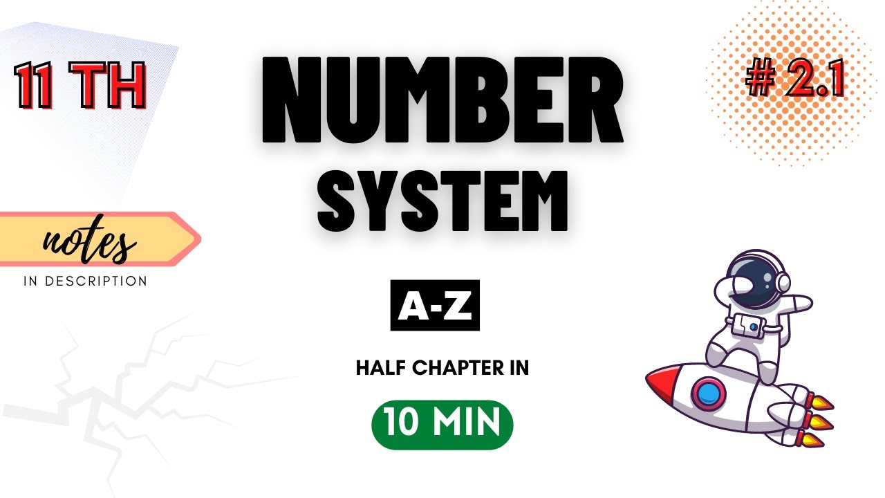 Number System Introduction Class 11 Computer Scienceip Chapter 2 Cbse Ncert Youtube