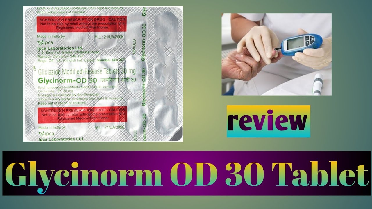 Glycinorm OD 30 Tablet full review in bengali - YouTube