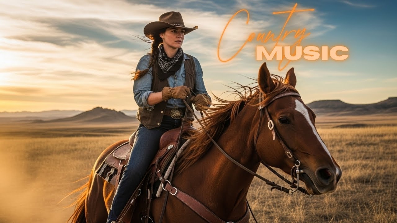 Riding Through the Sunset – Country Music Mix🤠🎻 - YouTube