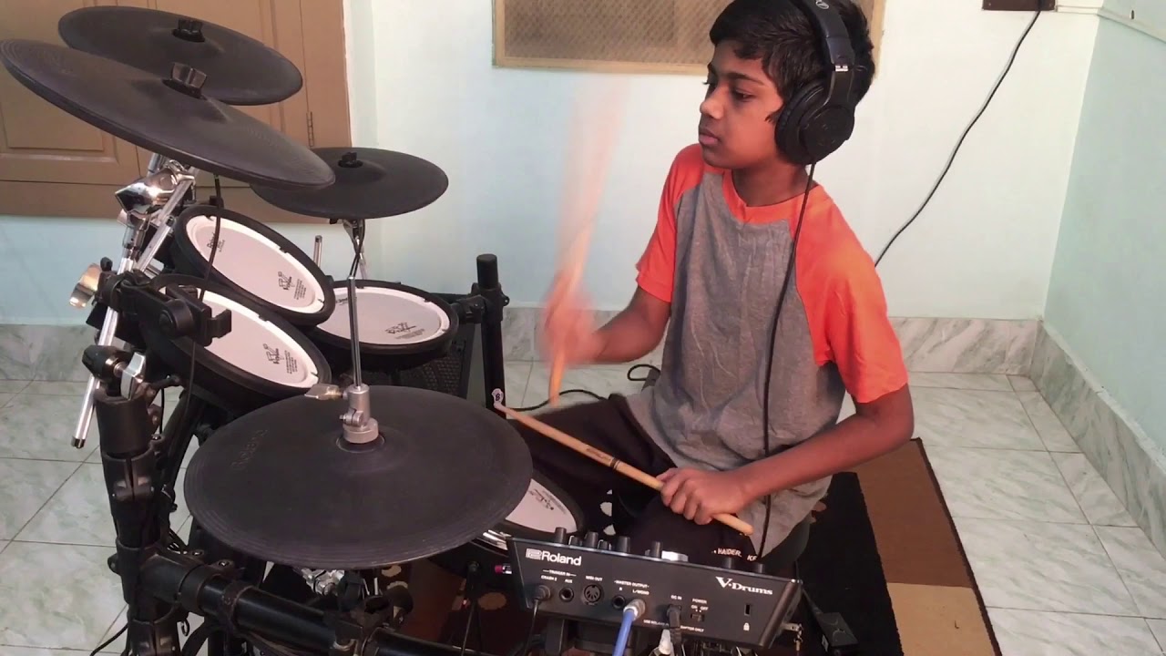 Marroon 5 - Sugar (Drum Cover) - Sherwin - YouTube