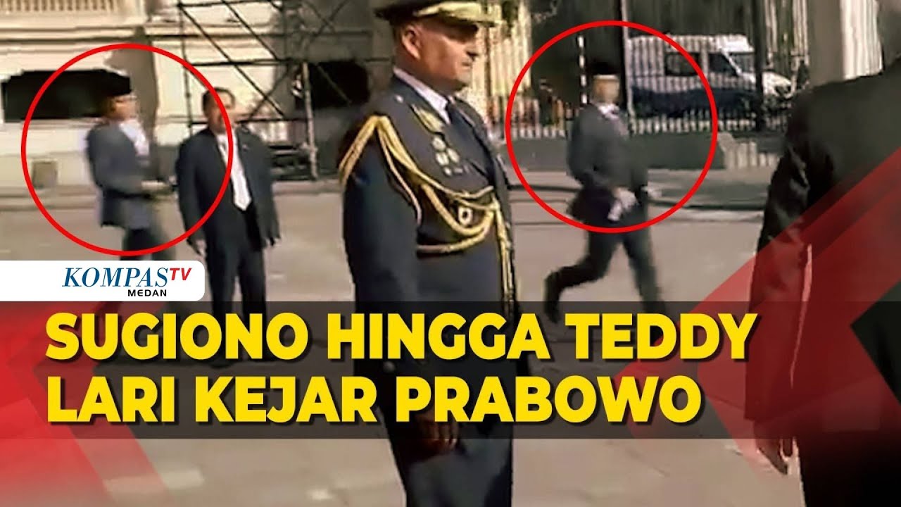 Momen Menlu Sugiono dan Mayor Teddy Lari Kejar Presiden Prabowo di Peru ...