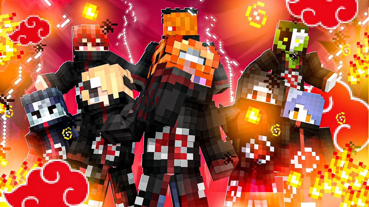 NOVA BASE DA AKATSUKI no MINECRAFT ! #03 - NARUTO JEDY V4 ADDON - YouTube