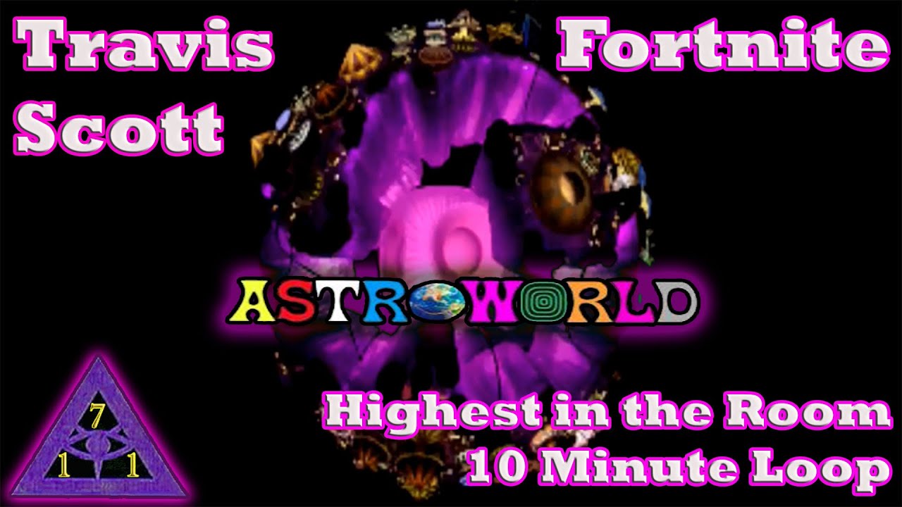 10 Minute Loop Ambiance Astroworld Fortnite Pink Purple Star 🌟 Travis ...