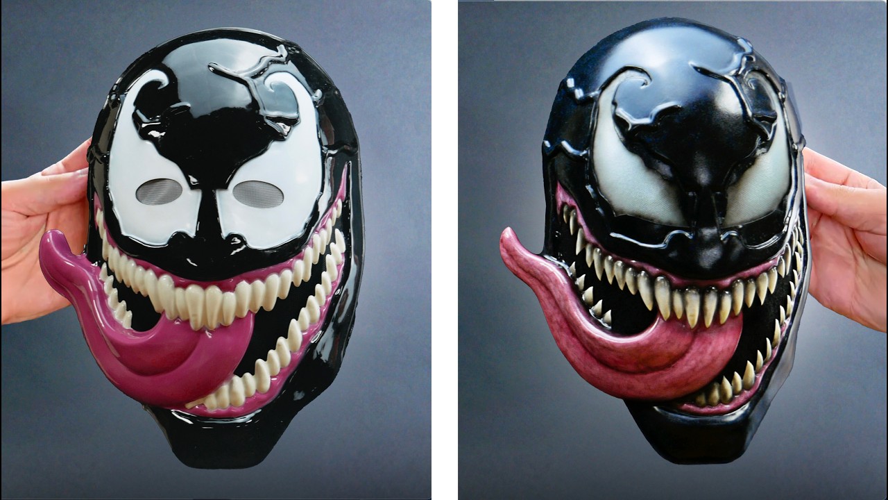 Repainting Cheap Halloween Masks - Part 5 - YouTube