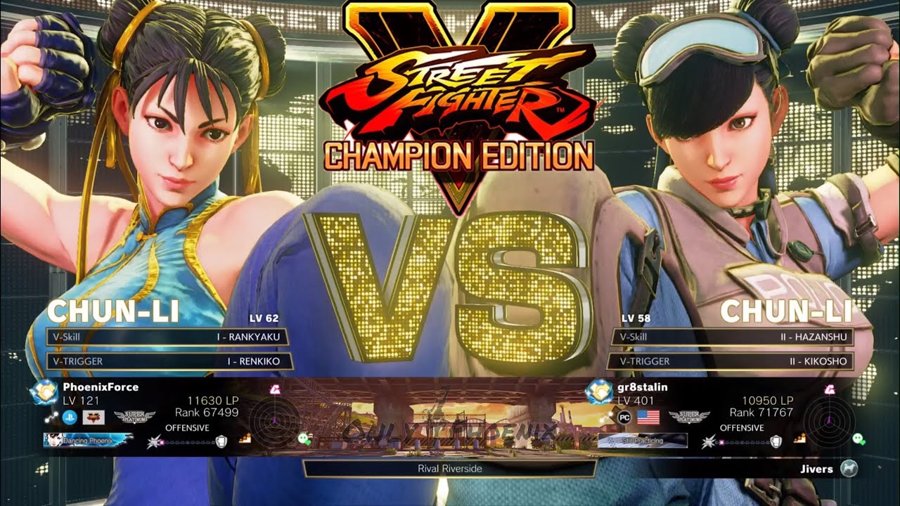 Chun Li Vs Chun Li -SFV CE - YouTube