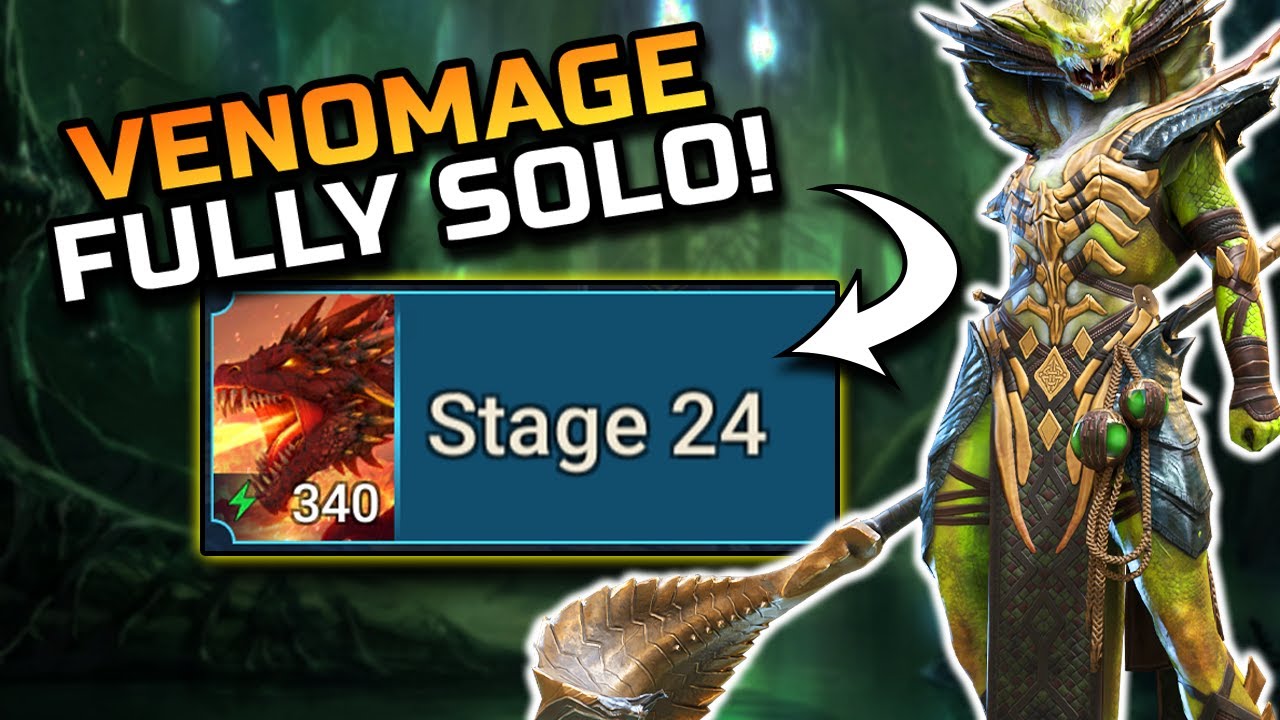 Venom Mage Solo Dragon 24 Gear and Mastery Guide | 200+ Runs! - YouTube