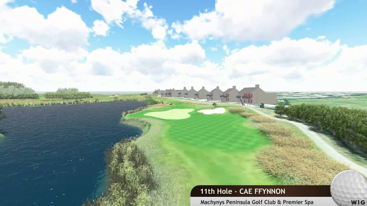 Machynys Peninsula Golf Club - Hole 11 - YouTube