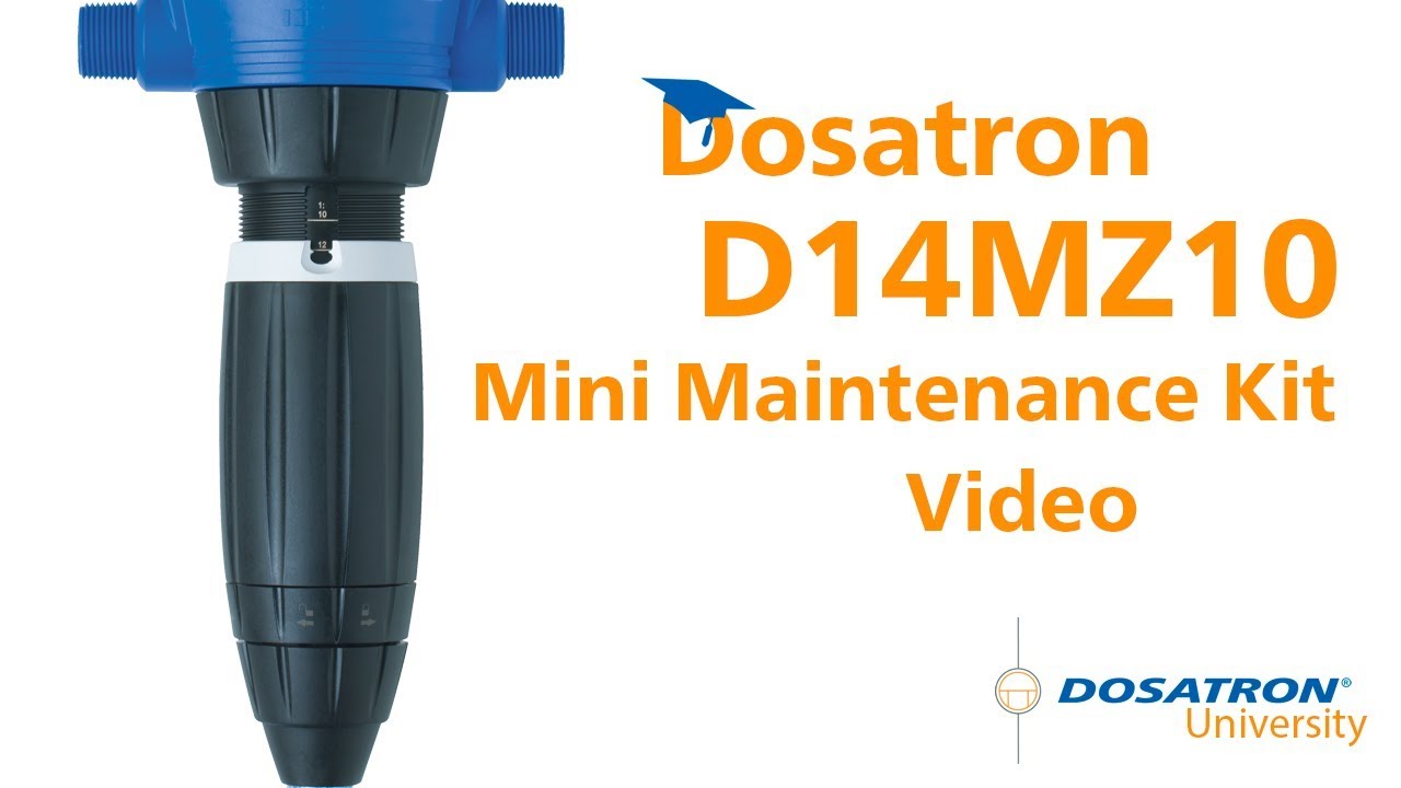 Dosatron D14MZ10 Mini Maintenance Kit Video - YouTube
