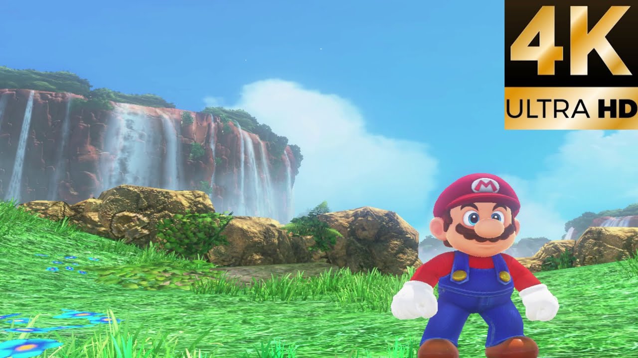super mario odyssey 𝟜𝕜 𝕌𝕝𝕥𝕣𝕒 ℍ𝔻 gameplay part 1 Cascade Kingdom! - YouTube