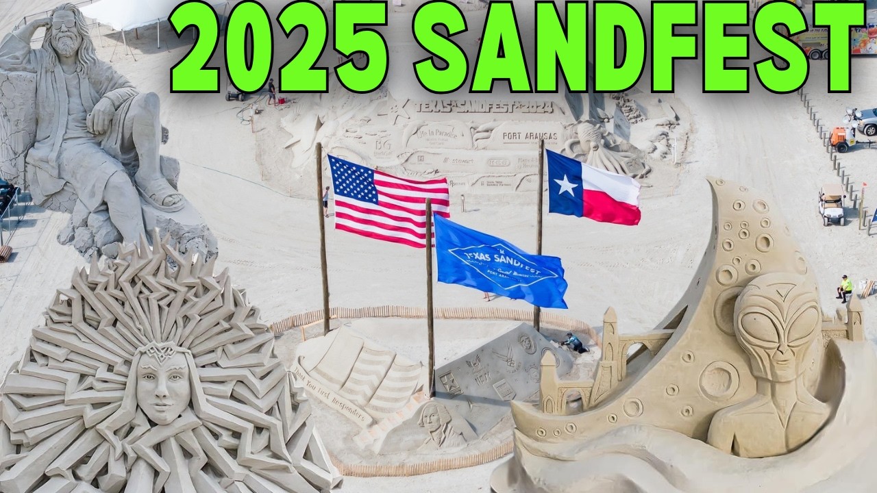 Texas SandFest 2025 in Port Aransas, Texas: What You NEED to Know - YouTube