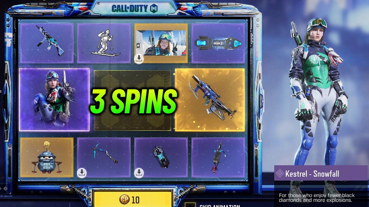 CODM took time to Decide for These Stuff - Snowstorm Draw 3 Spins - YouTube