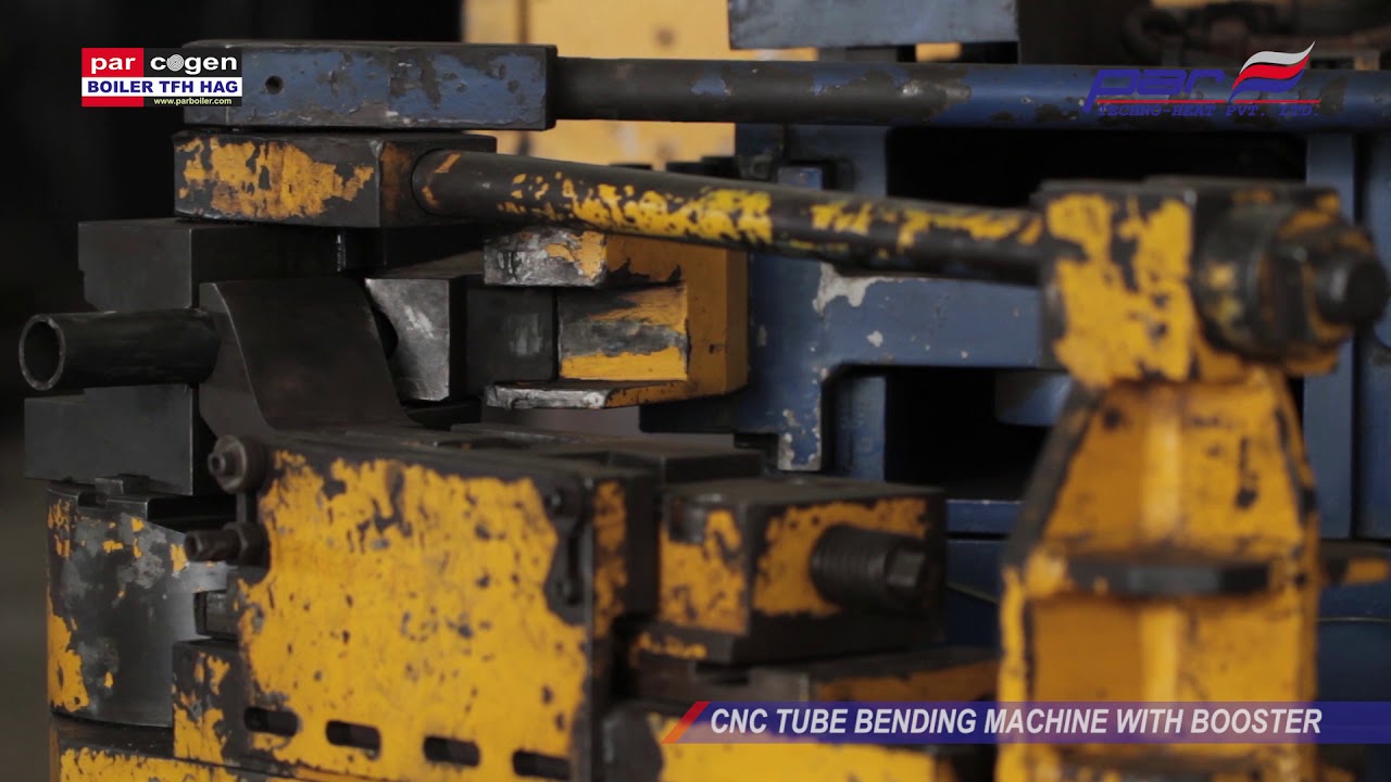 CNC TUBE BENDING MACHINE WITH BOOSTER - YouTube