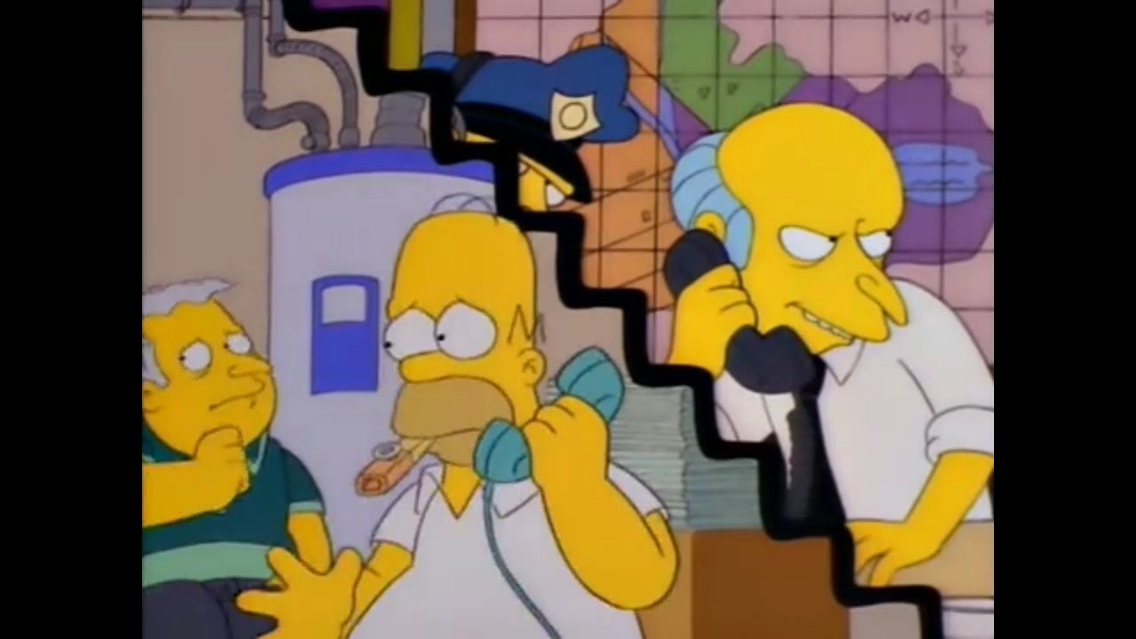 The Simpsons - Homer's Kidnapping Prank Call - YouTube